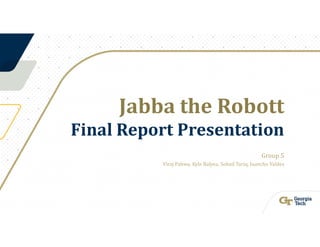 ME2110 Final Presentation | PDF