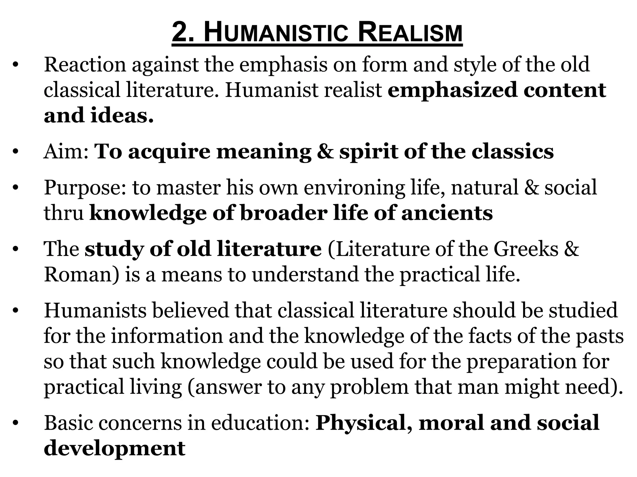 Philosophy of Realism in Education | PPTX