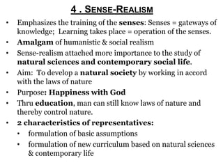 Philosophy of Realism in Education | PPTX