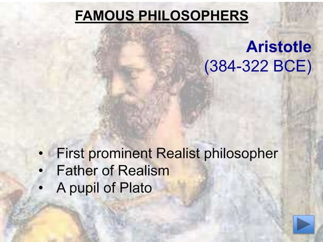 Philosophy of Realism in Education | PPTX