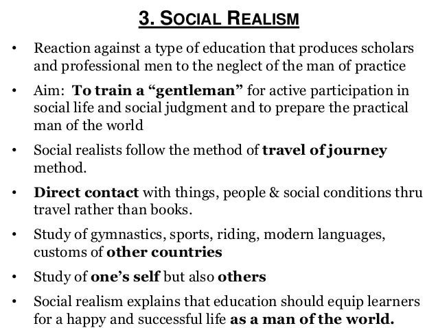 Realism | Create WebQuest