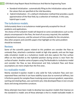 Hydrofoil Ship simulation Using Ansys Fluent | PDF