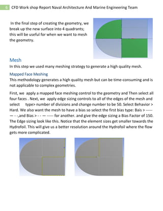 Hydrofoil Ship simulation Using Ansys Fluent | PDF