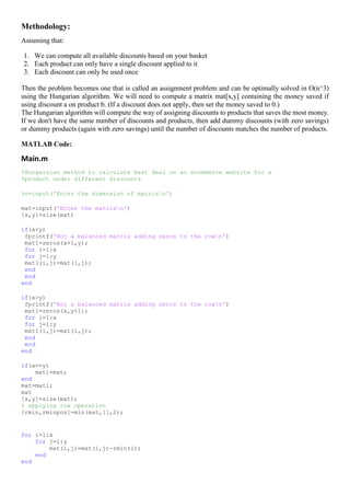 E-commerce: Algorithm for Calculating Discount | PDF