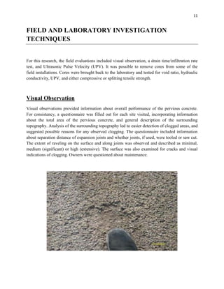 PERVIOUS CONCRETE REPORT by DEEPAK TIWARI | PDF