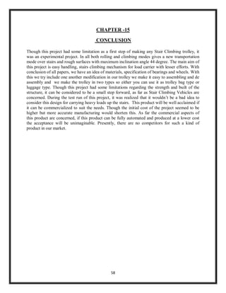 Design and fabrication of Automatic Trolley | PDF