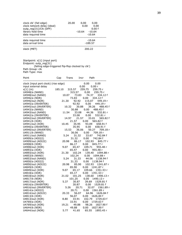 Vlsi Design Final Project 32 Bit Alu Pdf Programming Languages Computing