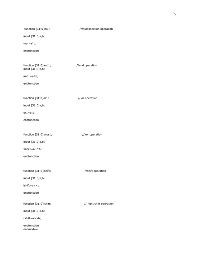 VLSI Design Final Project - 32 bit ALU | PDF | Programming Languages ...