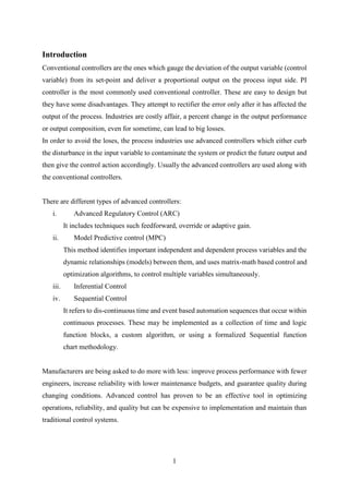 Dynamic Matrix Control (DMC) on jacket tank heater - Rishikesh Bagwe | PDF