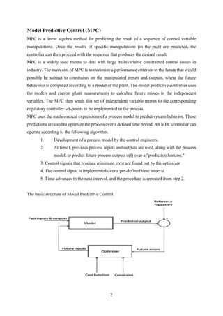 Dynamic Matrix Control (DMC) on jacket tank heater - Rishikesh Bagwe | PDF
