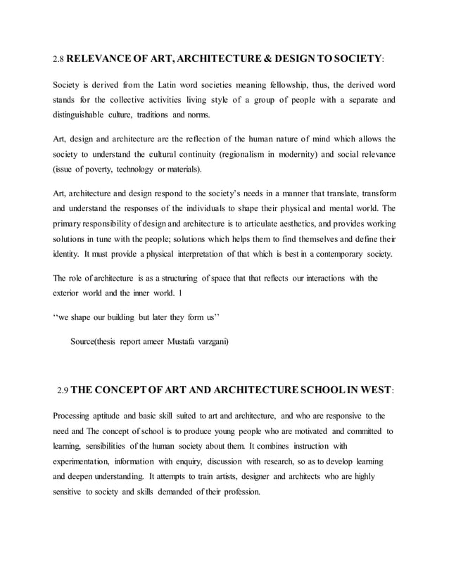 school of architecture case study | DOCX | Professional School ...