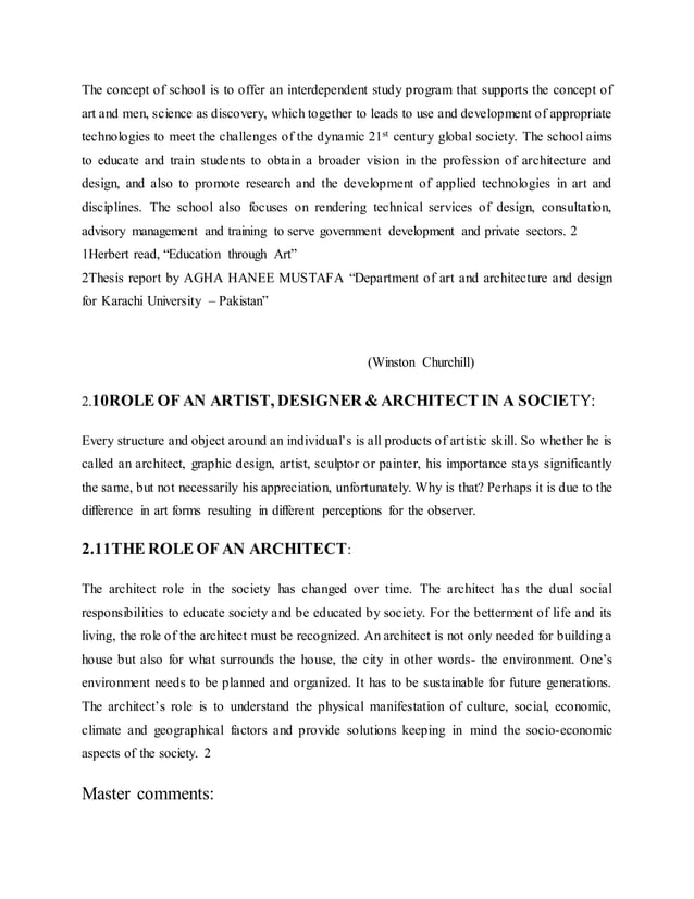 school of architecture case study | DOCX | Professional School ...
