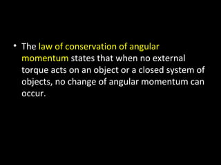 Conservation Of Angular Momentum Solar System
