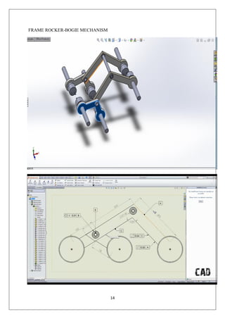 Rocker bogie mechanism (mars rover) final year mini project final ...