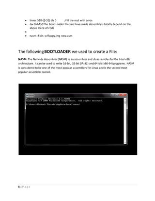 BOOTABLE OPERATING SYSTEM | DOCX | Operating Systems | Computer ...