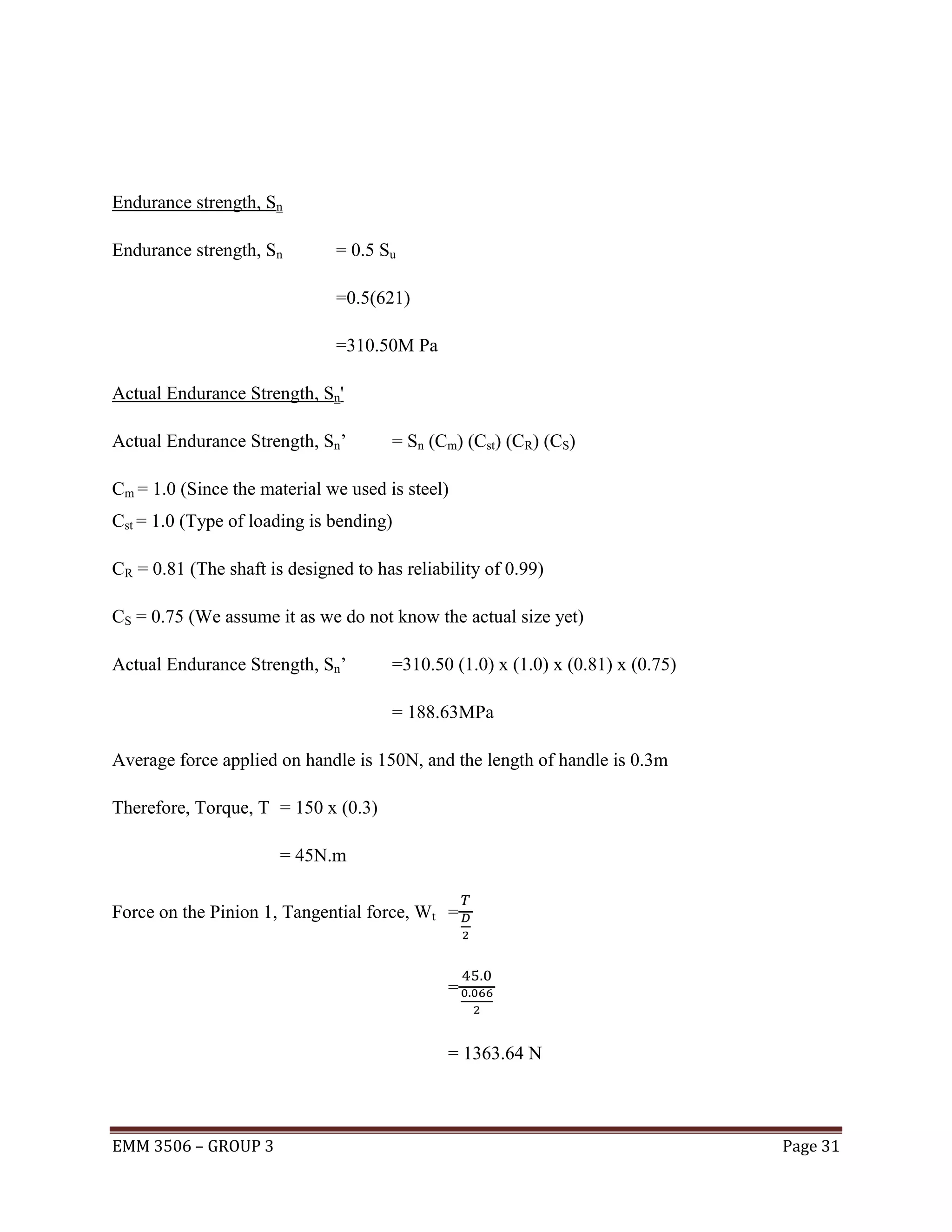 introduction, drawing, calculation for winch design | PDF