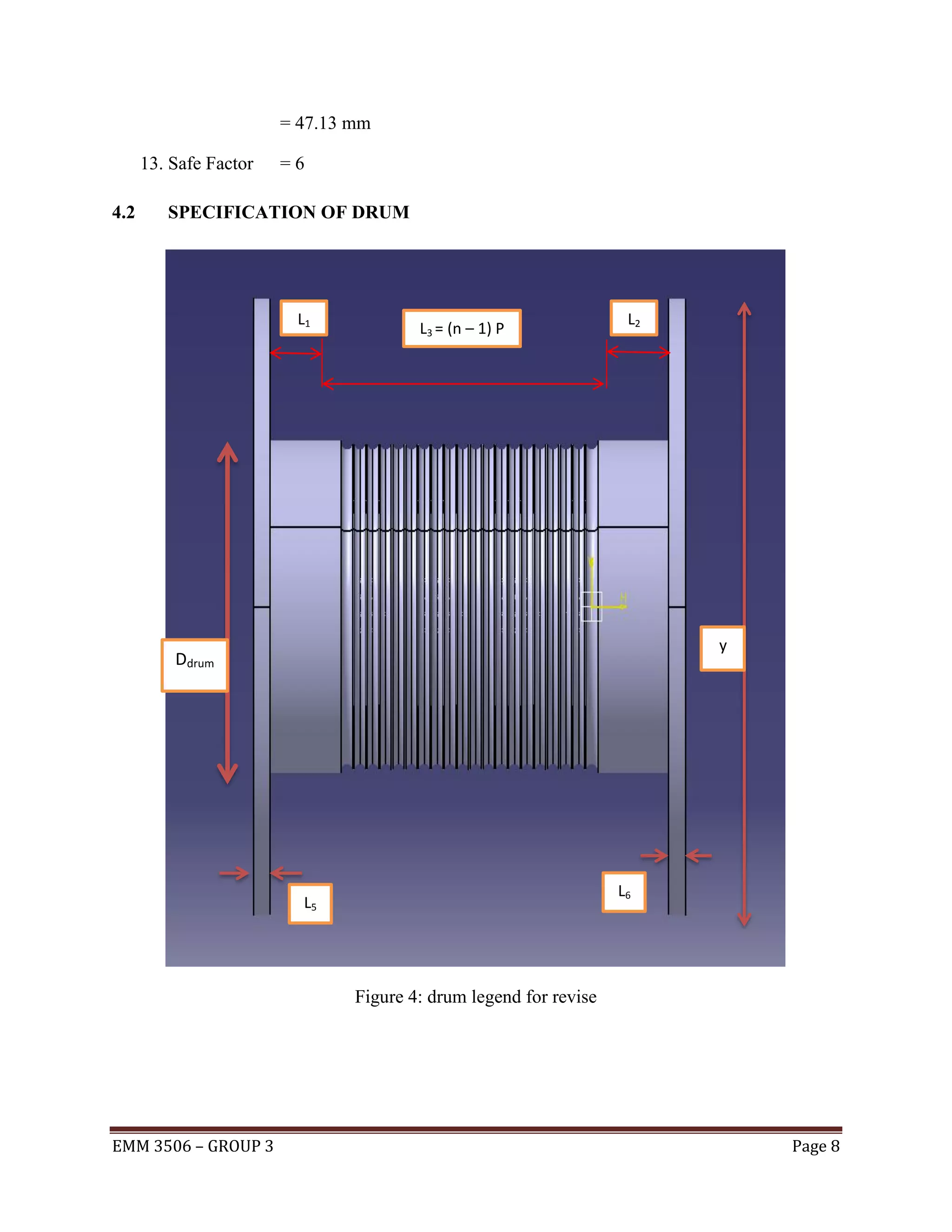introduction, drawing, calculation for winch design | PDF