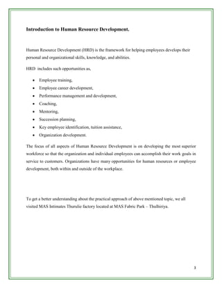 Human Resource Development. | DOCX