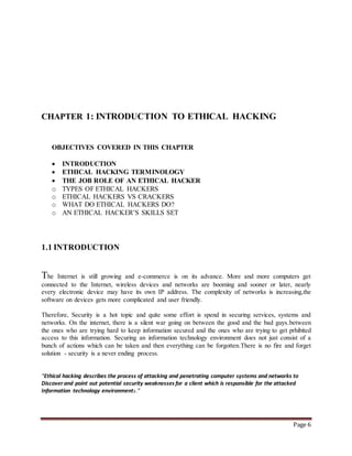 Final report ethical hacking | DOCX