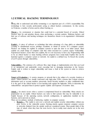 Final report ethical hacking | PDF