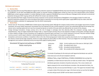 Equity Research and Financial Modelling Report on BSRM Steels Ltd | PDF