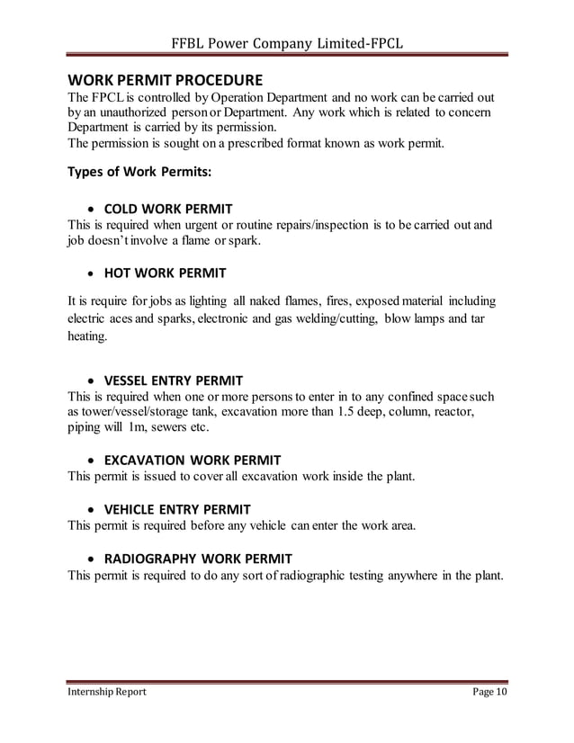 FPCL power plant report (MECHANICAL) | DOCX | Power and Energy Industry ...