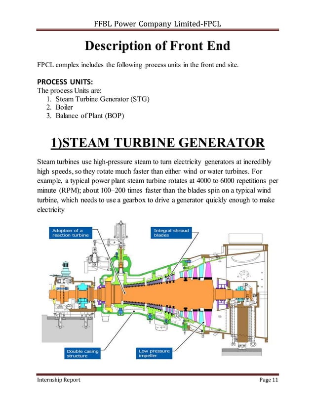 FPCL power plant report (MECHANICAL) | DOCX | Power and Energy Industry ...