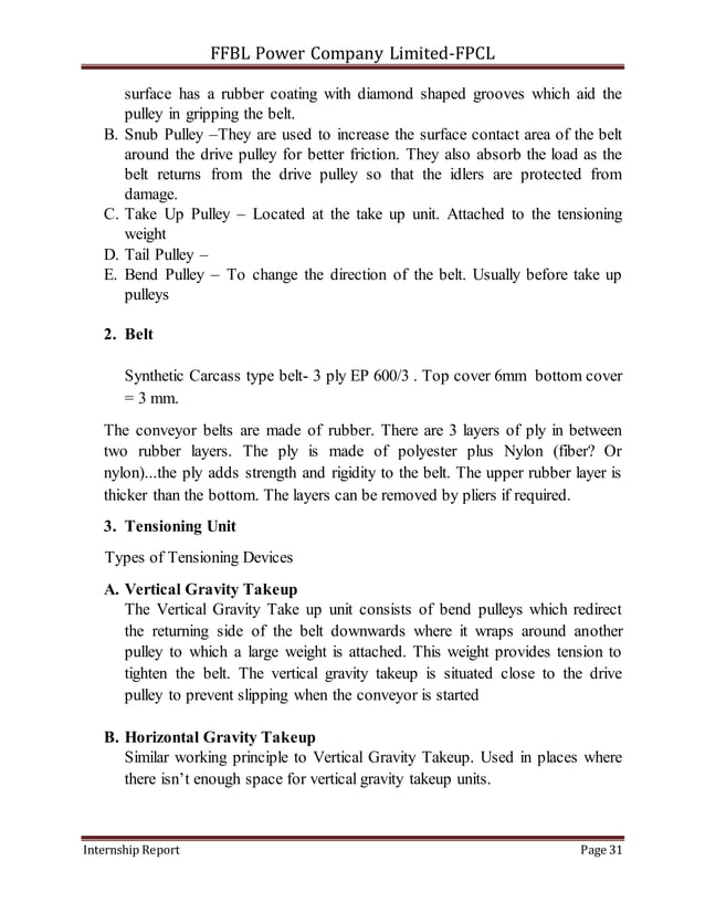 FPCL power plant report (MECHANICAL) | DOCX | Power and Energy Industry ...