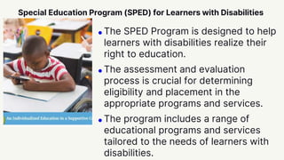 FINAL REPORT HAZEL.pptx special education | PPTX