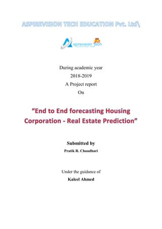 Final report housing Python Project report | PDF