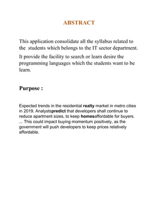 Final report housing Python Project report | PDF