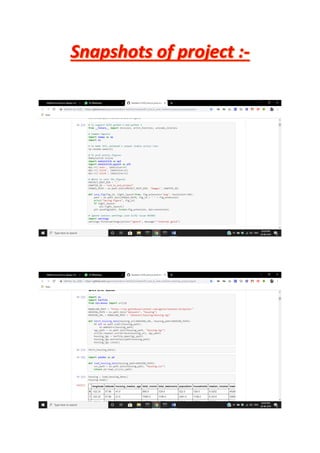 Final report housing Python Project report | PDF