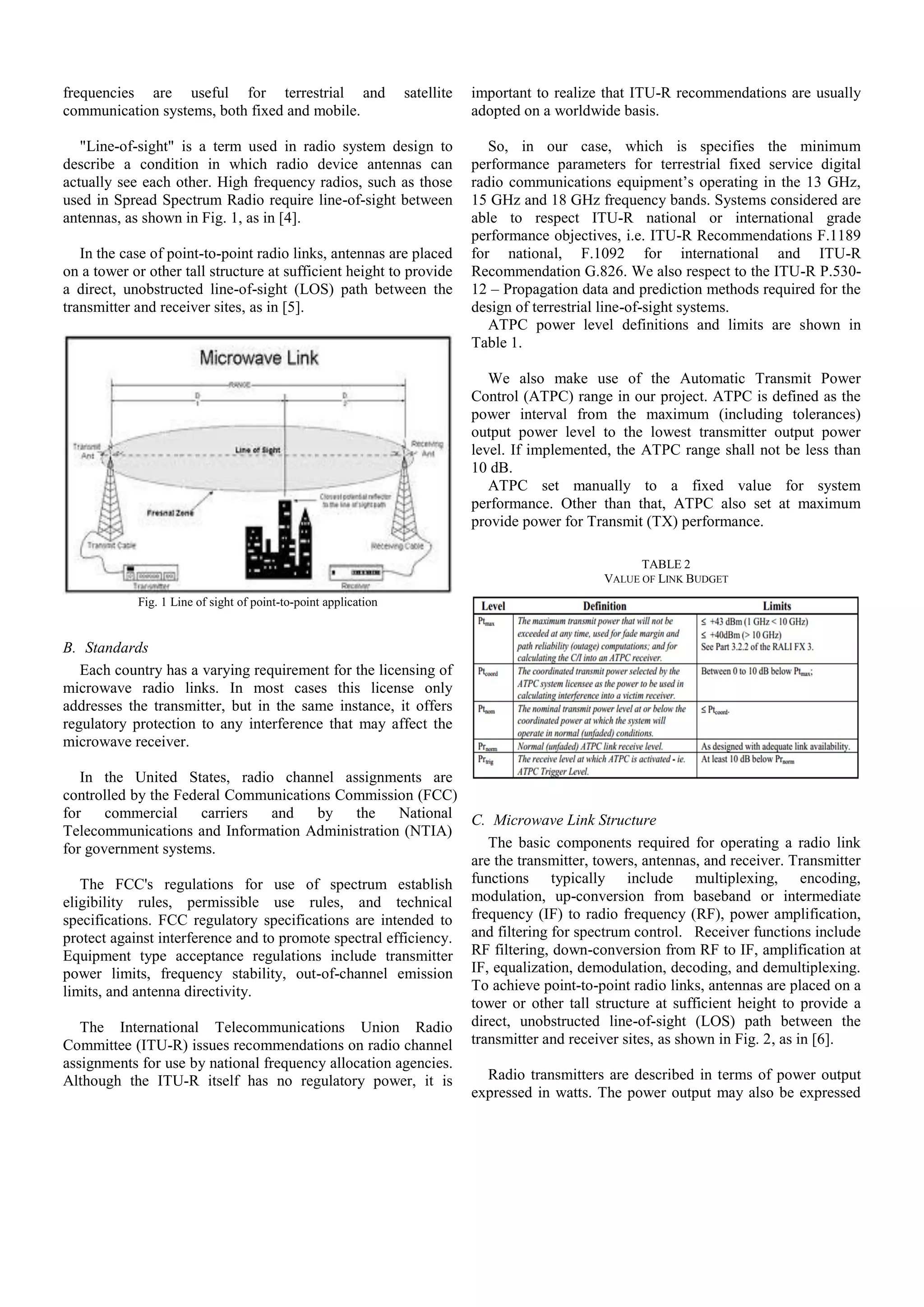 Terrestrial Microwave Link Design | PDF