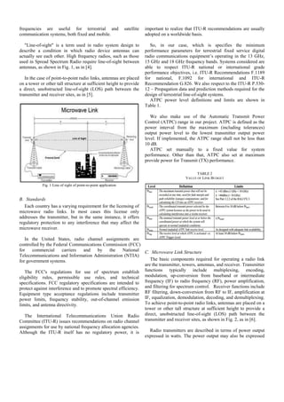 Terrestrial Microwave Link Design | PDF