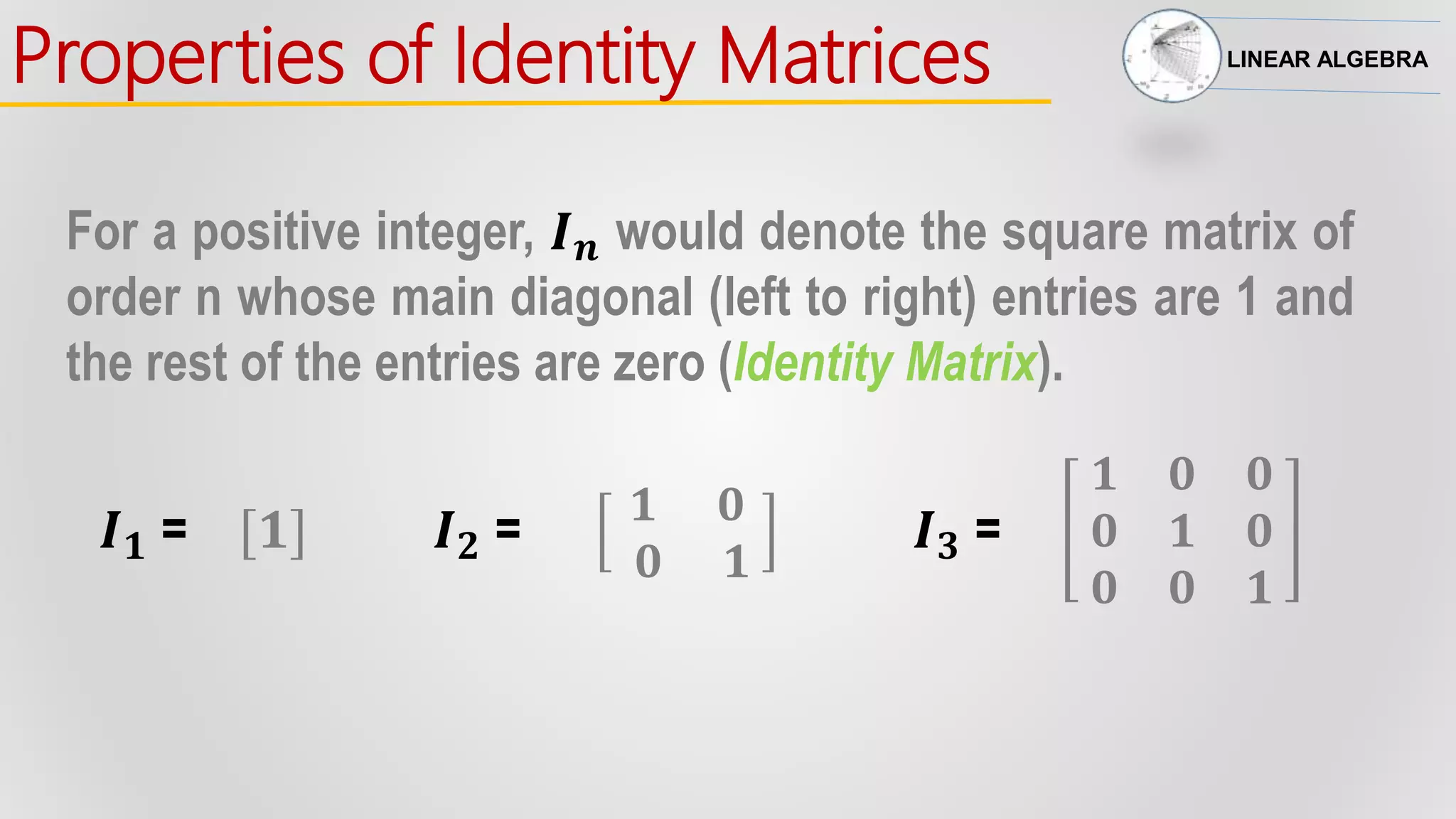 Algebraic Properties of Matrix Operations | PPTX | Physics | Science