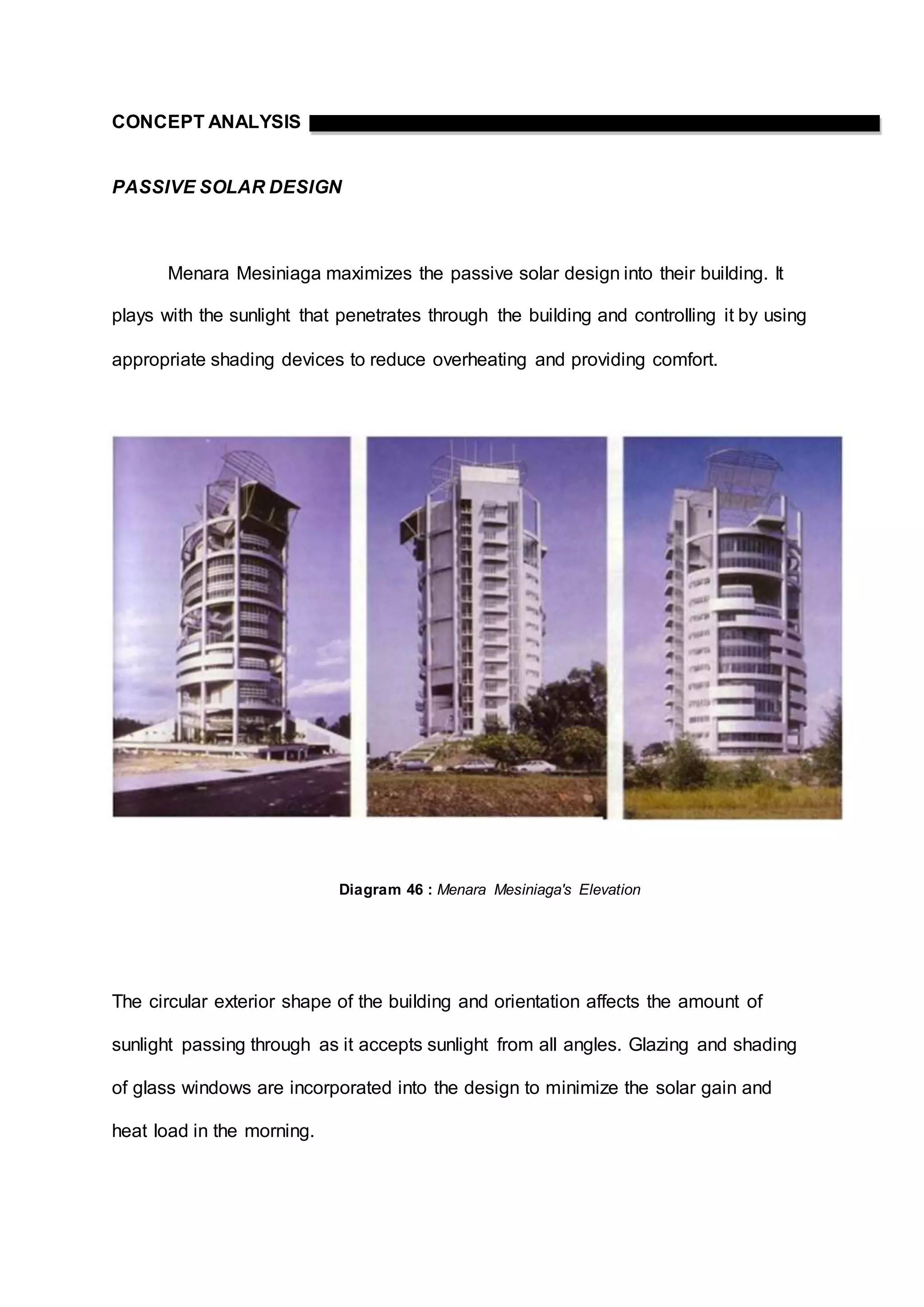 :Design of principle Bioclimatic Technology Menara Mesiniaga Tower ...
