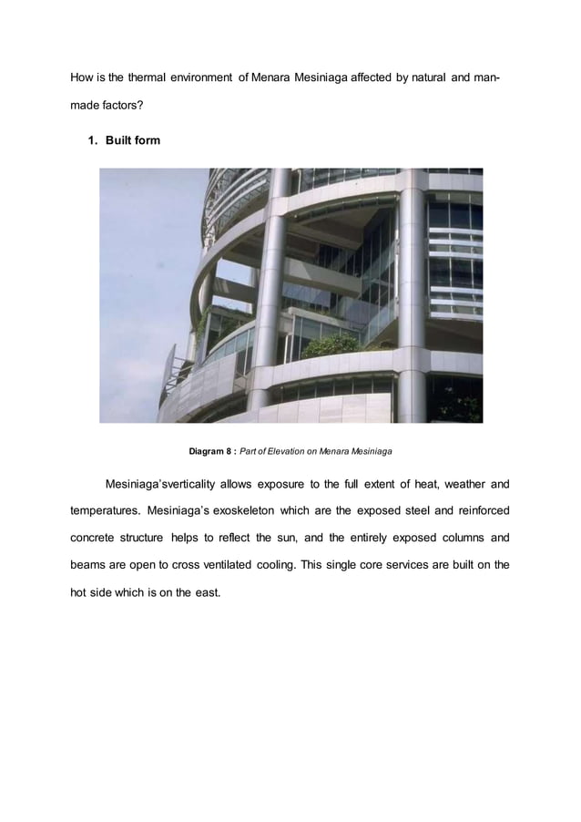 :Design of principle Bioclimatic Technology Menara Mesiniaga Tower ...