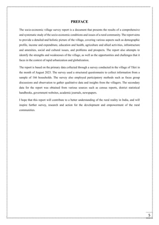 tikari village VARANASI survey report .pdf