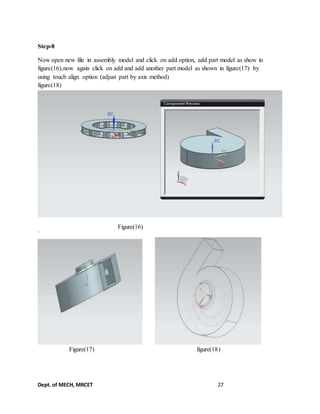 Designing of Centrifugal Fan in Unigraphics N.X | DOCX
