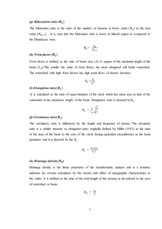 Morphometric Analysis and prioritization of watersheds of Mahanadi ...