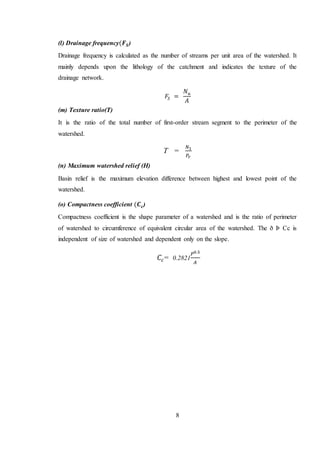 Morphometric Analysis and prioritization of watersheds of Mahanadi ...