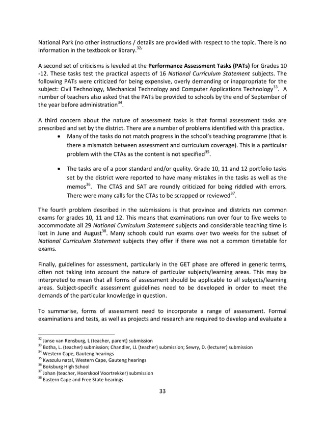 Curriculum Implementation Review Report 2009 | PDF | Education industry ...