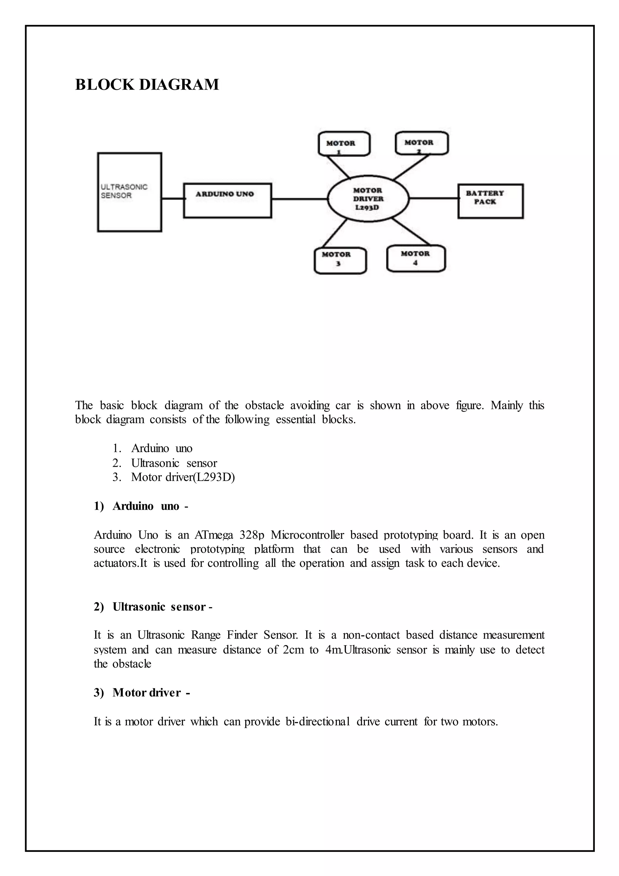 Final report obstacle avoiding roboat | DOCX