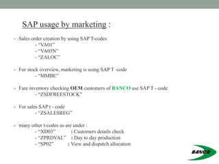 Role of sale promotion in Banco Product INDIA LTD | PPTX