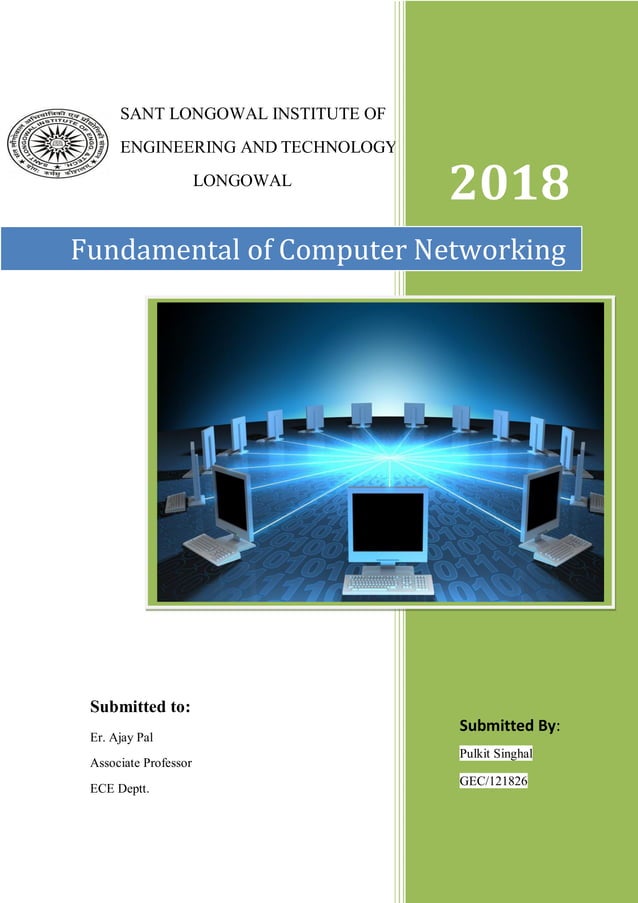 Fundamentals Of Computer Networking Pdf Computer Networking Computing 2666