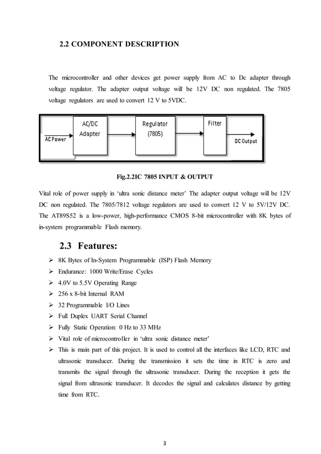 A report on ultrasonic distance measurement | DOCX
