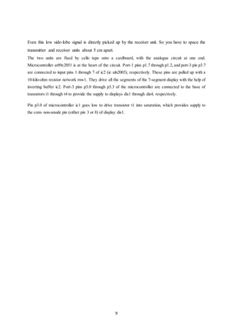 A report on ultrasonic distance measurement | DOCX