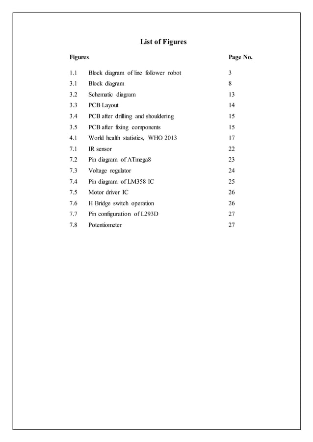 Final report of line follower robot | DOCX | Robotics | Technology & Computing