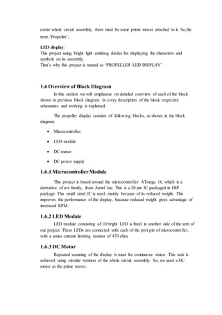 Propeller LED Display By Ketan kothari | DOCX