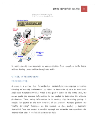Report on Router | DOCX